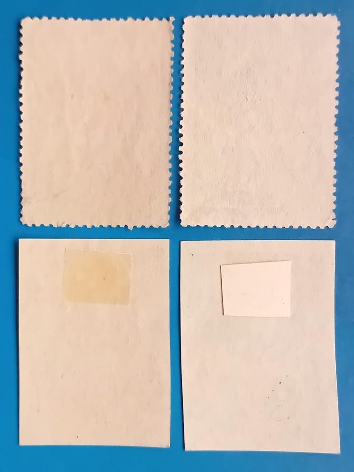 Russia / Soviet Union stamps, year 1946, MI 1074 - 1075 A and B. Used ...