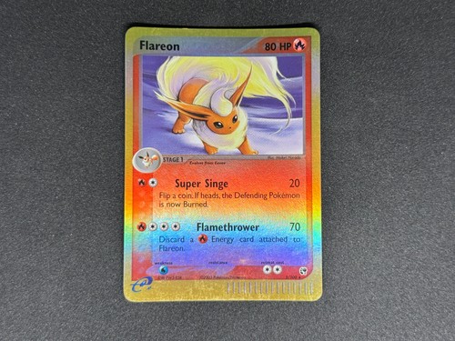 Flareon Reverse Holo EX Sandstorm Rare Vintage Nintendo Pokemon Card ...