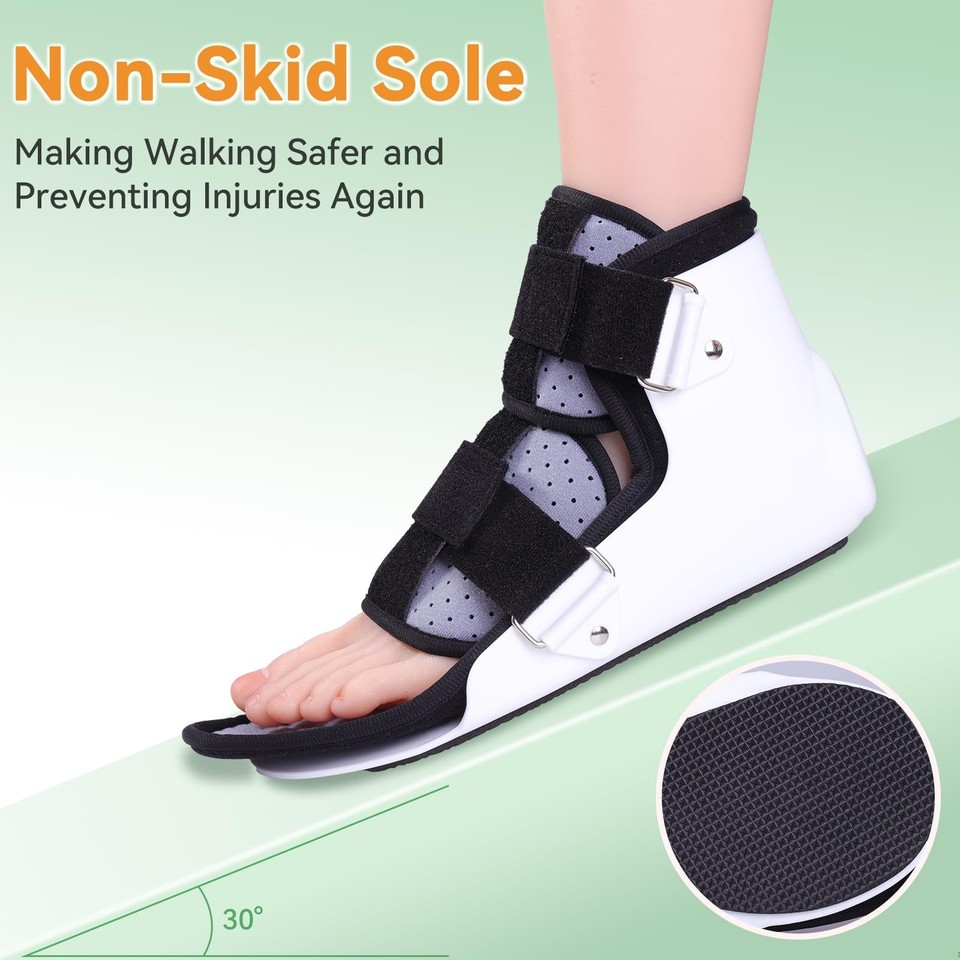 Walking Brace for Broken Toe Injuries, Sprained Ankles, Metatarsal ...