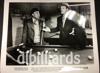 Pool Billiards Bob Hope Lemon Drop Kid 8x10 Famous Pool Player Movie ...