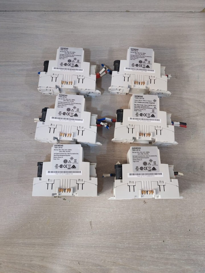 LOT 6PCS Siemens TXS1.EF10 Bus Connection Module 24V | eBay