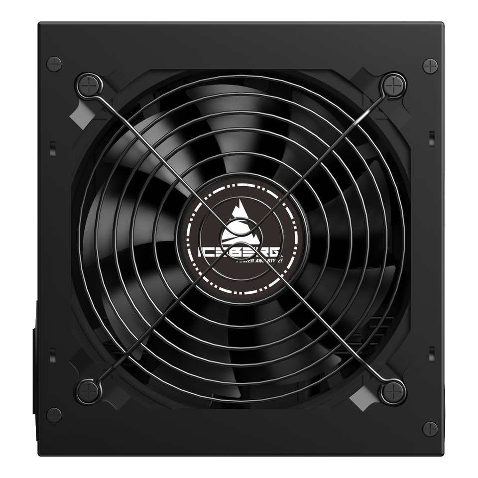 Iceberg Gaming PC Case Crystal Wave M curved tempered Glass with PSU 500WX 80 pl | eBay