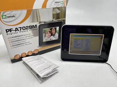 Mustek PF-A702BM 7-Inch Digital Photo Frame 748011671061| eBay