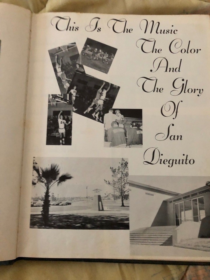 1963 SAN DIEGUITO UNION HIGH SCHOOL YEAR BOOK, ENCINITAS California ...