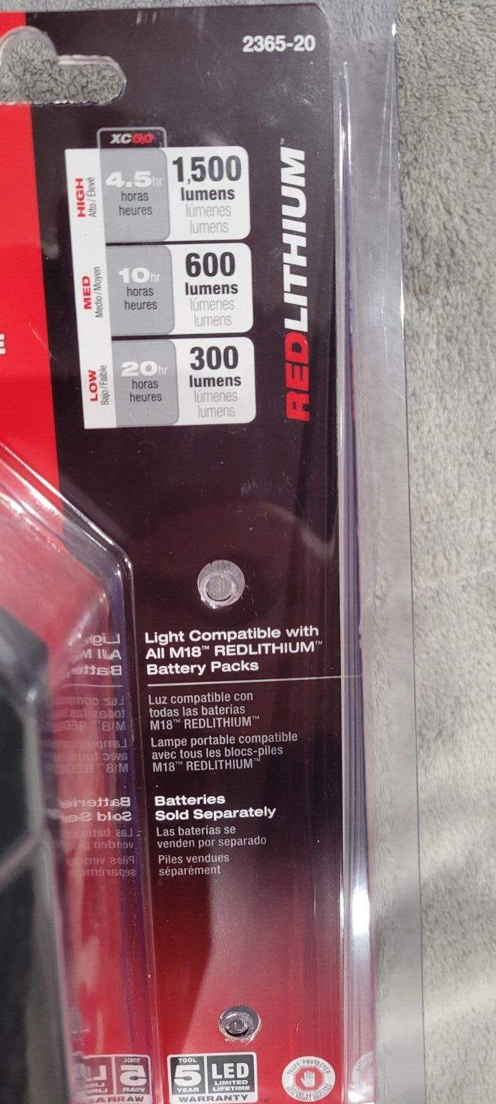 Milwaukee M18 Rover Mounting Flood Light (2365-20) for sale online | eBay