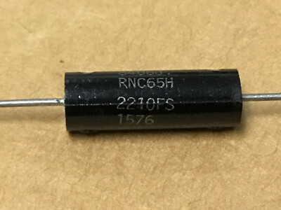 (2 PC) DALE RNC65H2210FS Metal Film Resistors 221 Ohm, 300V, 1±%, 50ppm ...