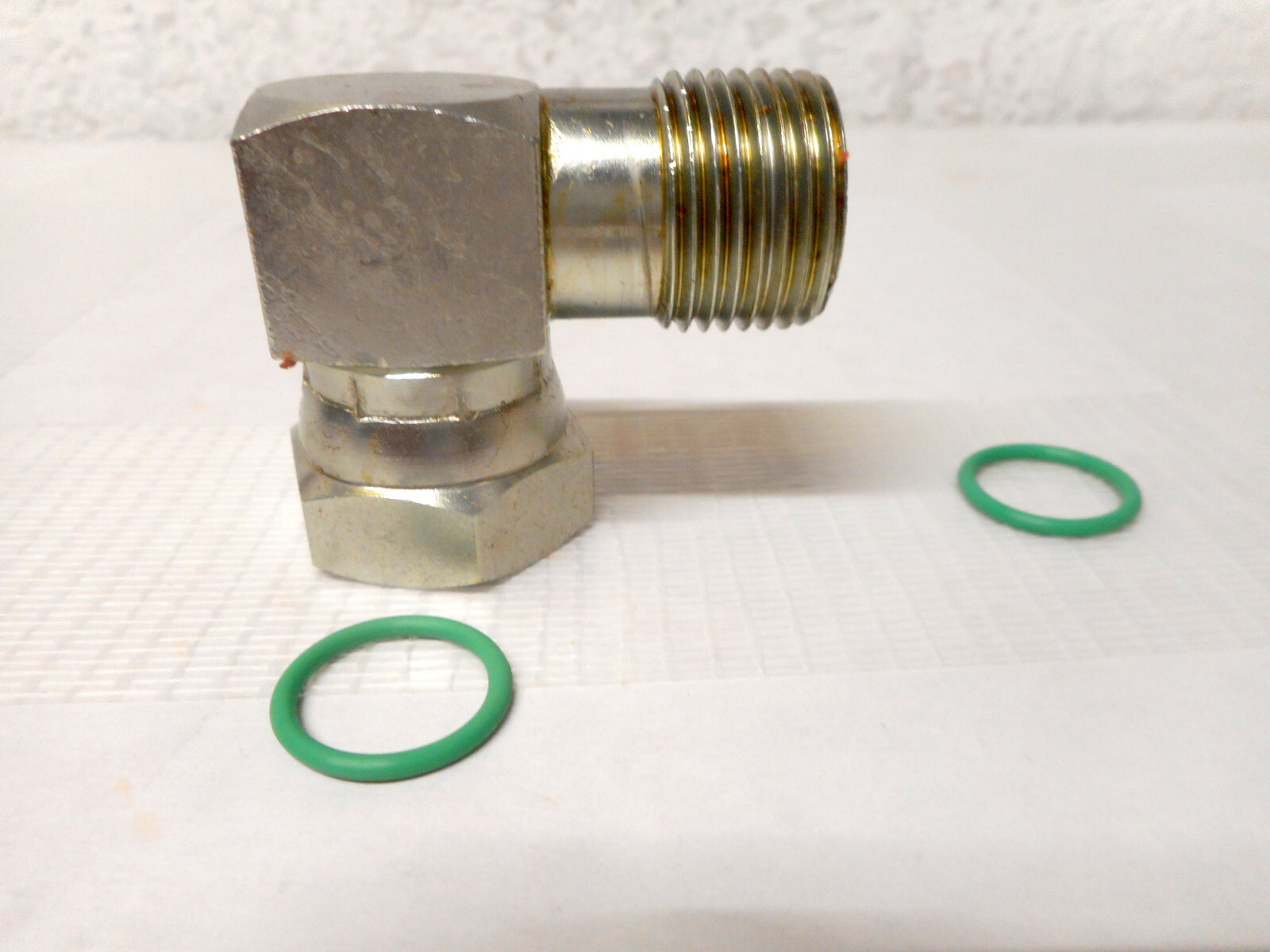 MALE INSERT O RING TO FEMALE O RING #10,90 DEGREE A/C ADAPTER FTG,2678/ ...