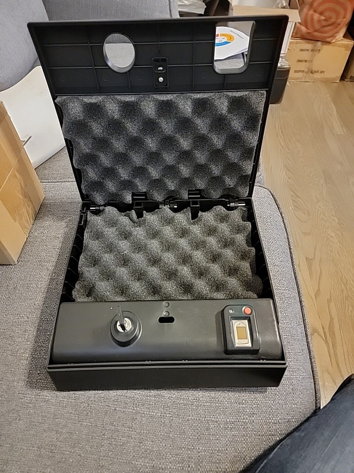Artemis Security Case Fingerprint Biometric Pistol Handgun Gun Safe | eBay