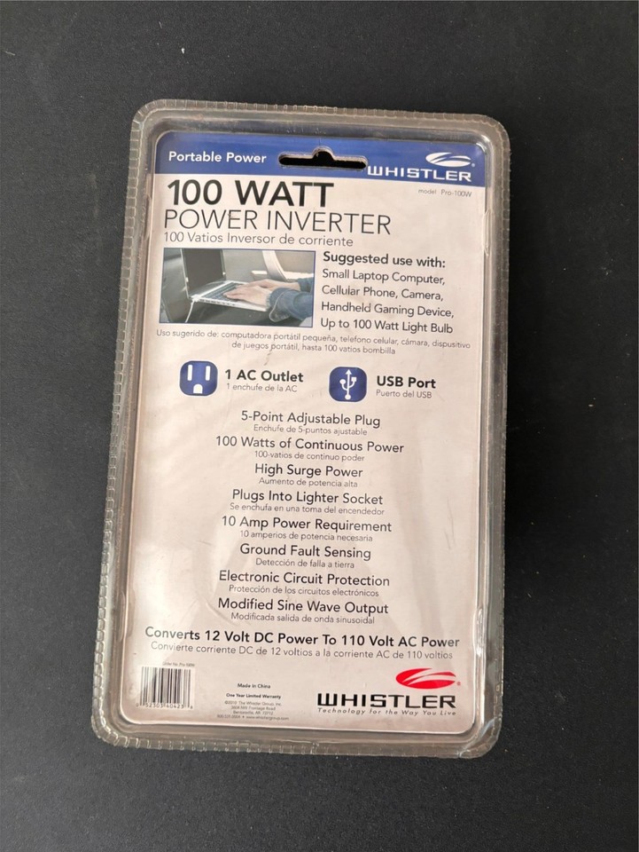 Whistler 100 Watt Power Inverter | eBay