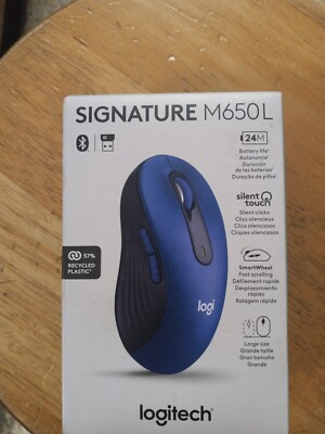 Logitech Signature M650 L Full-size Wireless Scroll Mouse Silent Click ...