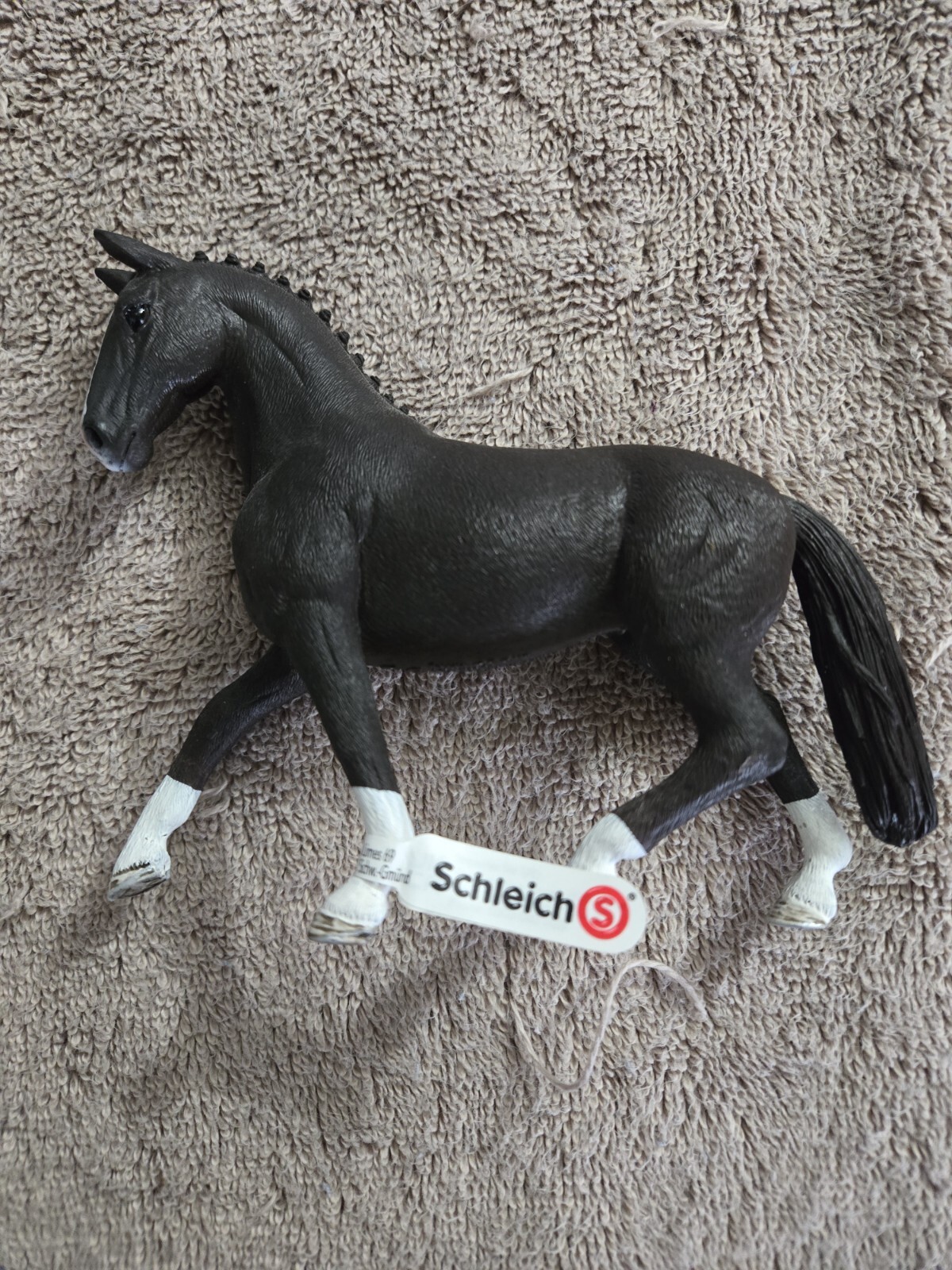 Schleich Black Hanoverian Mare Animal Figure 13927 New With Tags | eBay