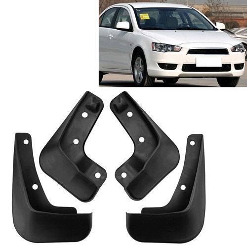 SET MUD FLAP FLAPS SPLASH GUARD MUDGUARD FOR MITSUBISHI LANCER GTS EVO ...
