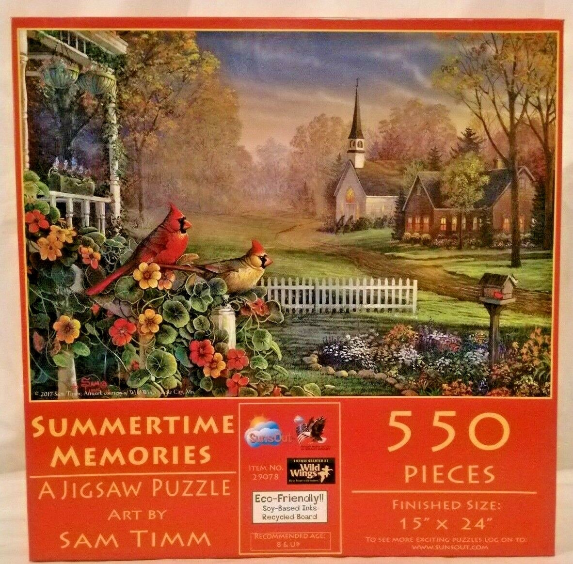 Sunsout 29078 Summertime Memories 550 piece jigsaw puzzle, Sam Timm ...