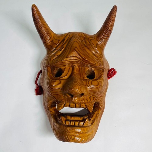 Japanese Traditional Noh Mask Omen Kabuki 78-J4 | eBay