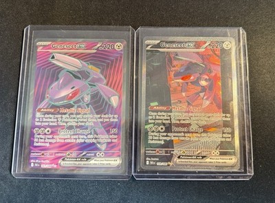 Genesect EX SIR 169/086 and Full Art 161/086 Black Bolt Pokémon English ...
