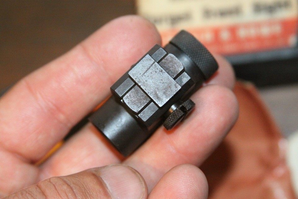 Vintage Griffin + Howe Target Front Globe Sight G&H Clear Vision w ...