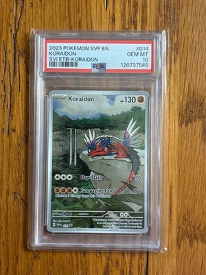 POKEMON SVP EN-SV BLACK STAR PROMO #014 KORAIDON PSA 10 | eBay