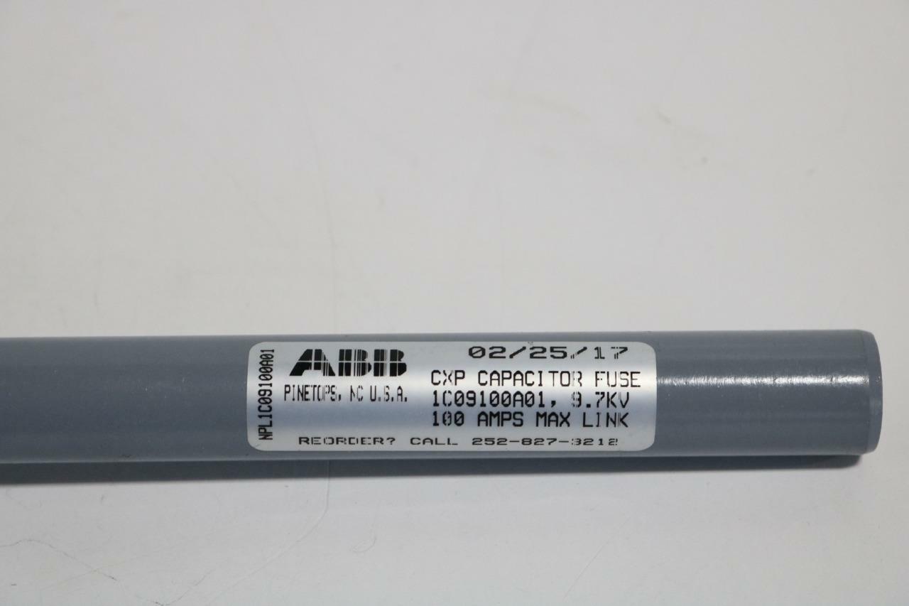 ABB 1C09100A01 CXP Capacitor Fuse, 9.7kV 100 Amps Max Link | eBay