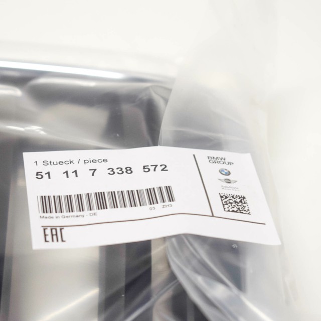 BMW Genuine Front Right Grille Chrome Black 51117338572 for sale online ...