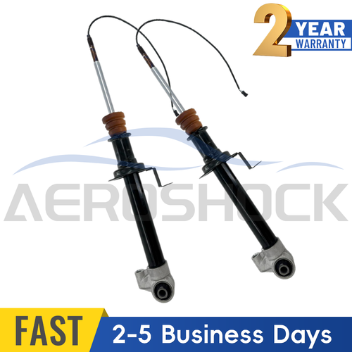 Pair Rear Shock Absorbers w/EDC Fit BMW E38 740 750 1995-2001 ...