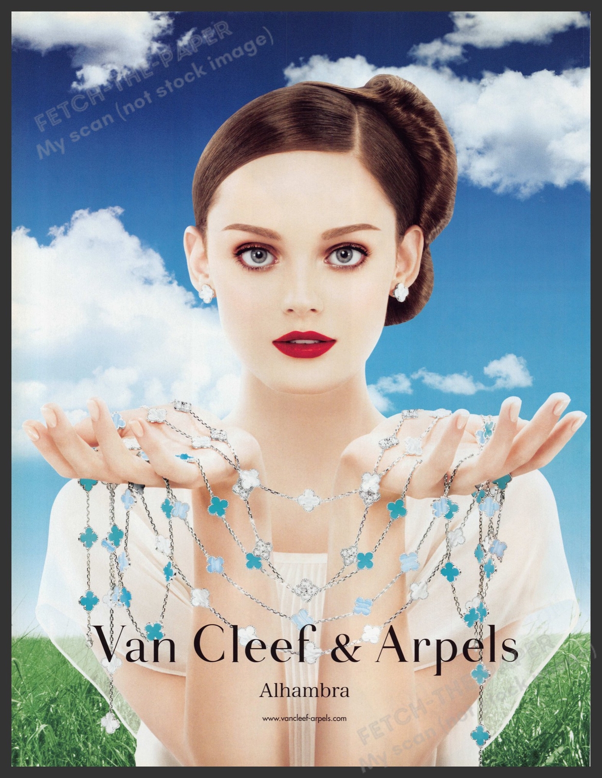 Van Cleef & Arpels Jewelry 2000s Print Advertisement Ad 2008 Alhambra ...