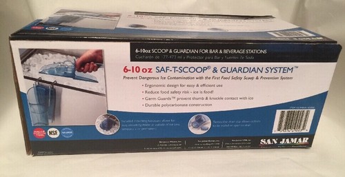 San Jamar - SI5000 - 6 - 10 oz Saf-T-Scoop® Ice Scoop and Holder | eBay