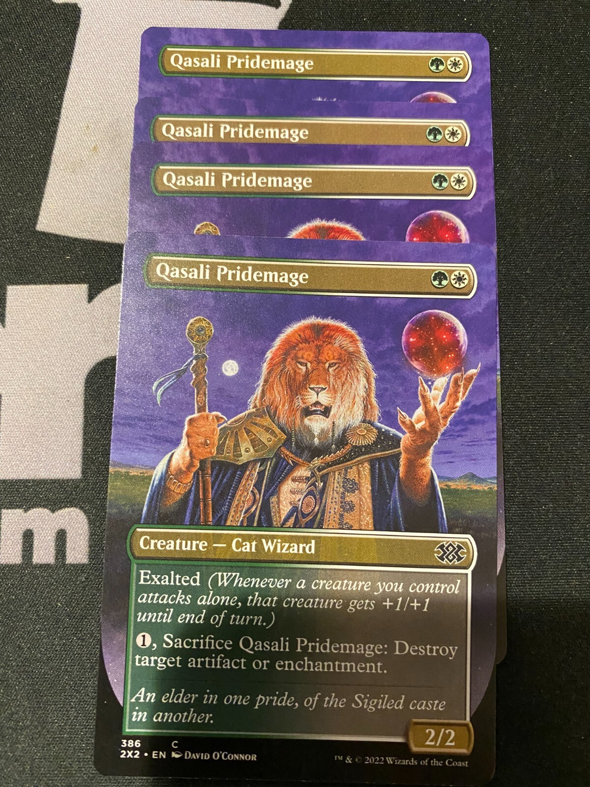 MTG Double Masters 2022 Qasali Pridemage Borderless x 4 | eBay