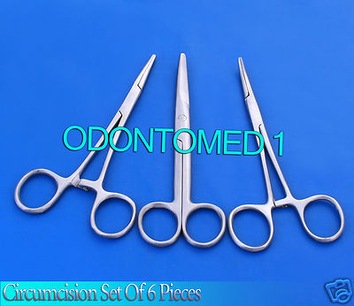 Circumcision Set Of 6 Pieces Surgical Instruments DS-621 | eBay