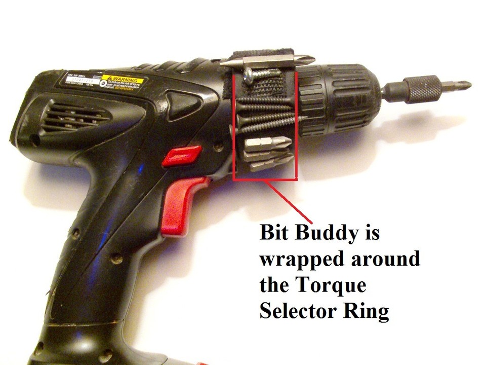 Bit Buddy cordless drill tool belt holder screw driver magnetic for ...