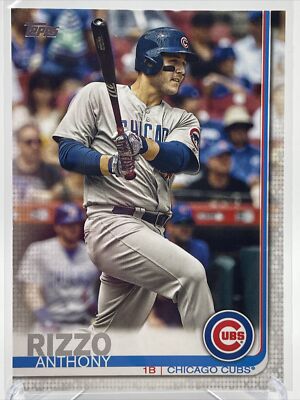 2019 Topps Anthony Rizzo Baseball Card #596 Mint FREE SHIPPING | eBay