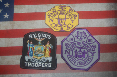 NYPD New York State Police State Troopers 3 Patch Set | eBay