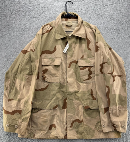 US Military DCU Desert Camo Combat Jacket XL Long 1999 Ripstop 3 Color ...