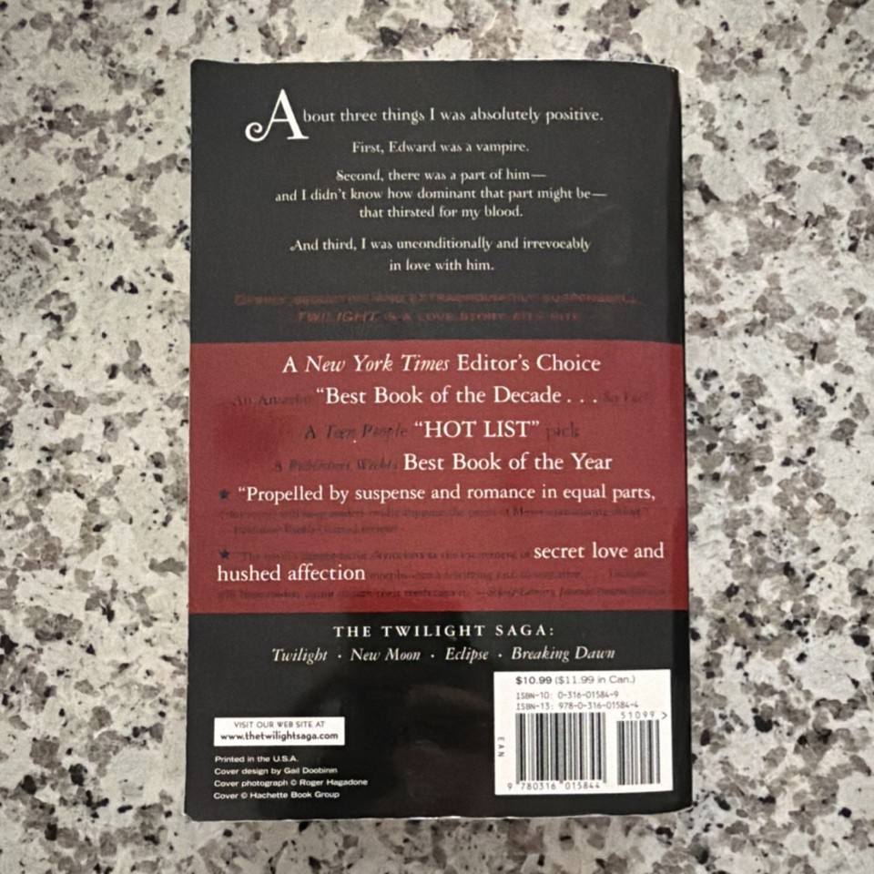 Stephenie Meyer Twilight Saga Paperback Novel Young Adult Romance | eBay