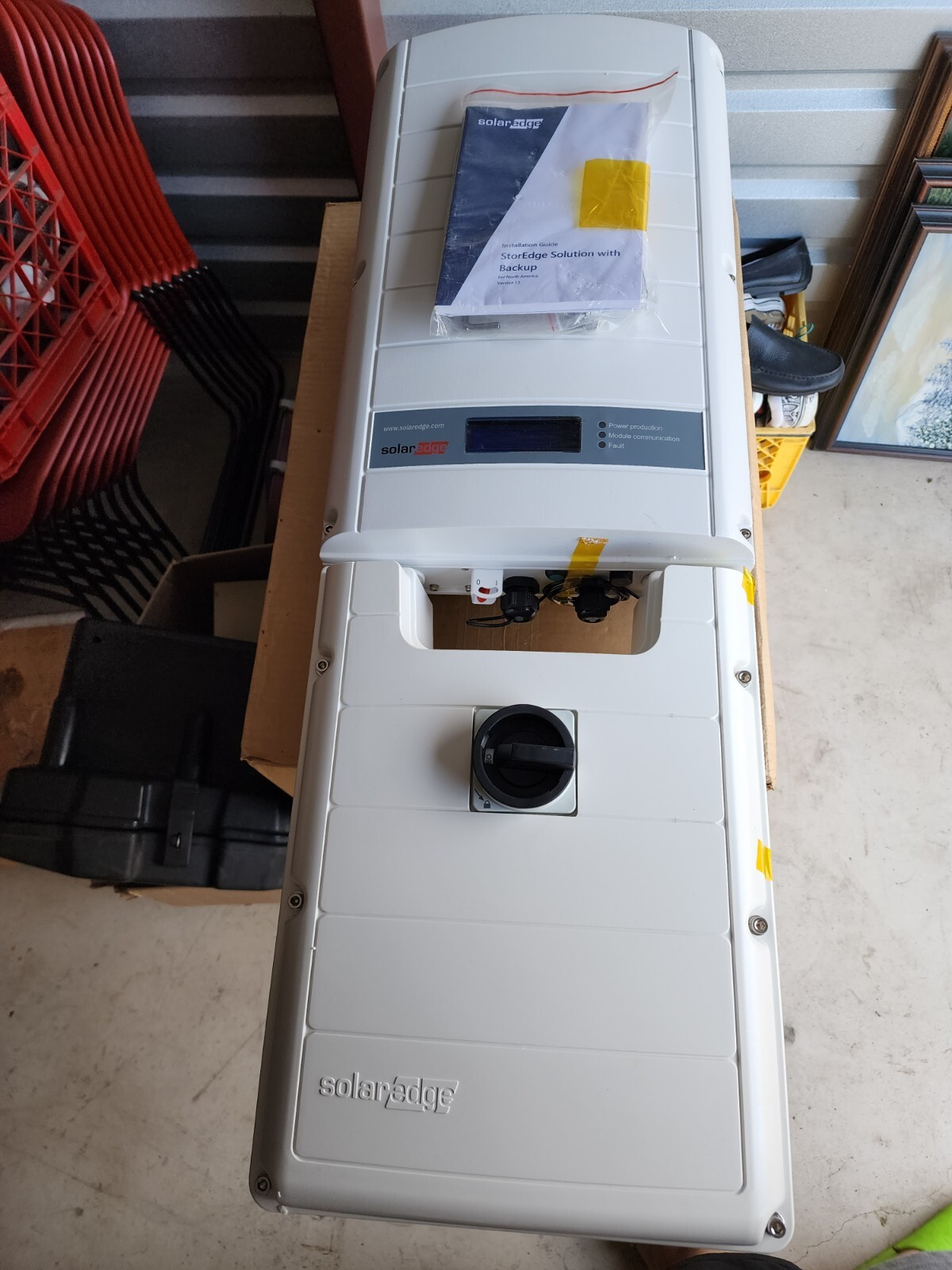 SolarEdge 3800A SE3800A-USS2RNCB2 Single Phase StorEdge Inverter 3.8KW ...
