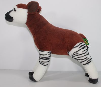 Wild Republic Okapi Plush Stuffed Animal Saint Louis Zoo 2013 Cute 14 ...