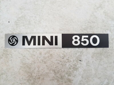 Classic Mini 850 Rear Boot Badge Insert | eBay UK