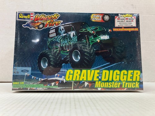 REVELL 1/25 SCALE GRAVE DIGGER MONSTER TRUCK SEALED MODEL KIT | eBay