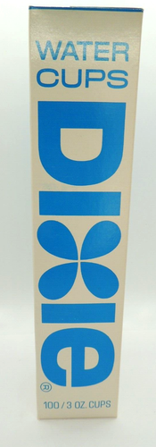 Vintage Lot of DIXIE Water Cups Space Saver No.45 NOS 100 Count/3 oz ea ...