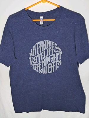 Nathaniel Large Shirt Rateliff night sweats tour shirt Size L USA Made ...