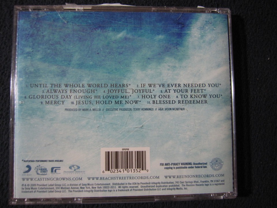 Until The Whole World Hears [Audio CD] Casting Crowns | eBay