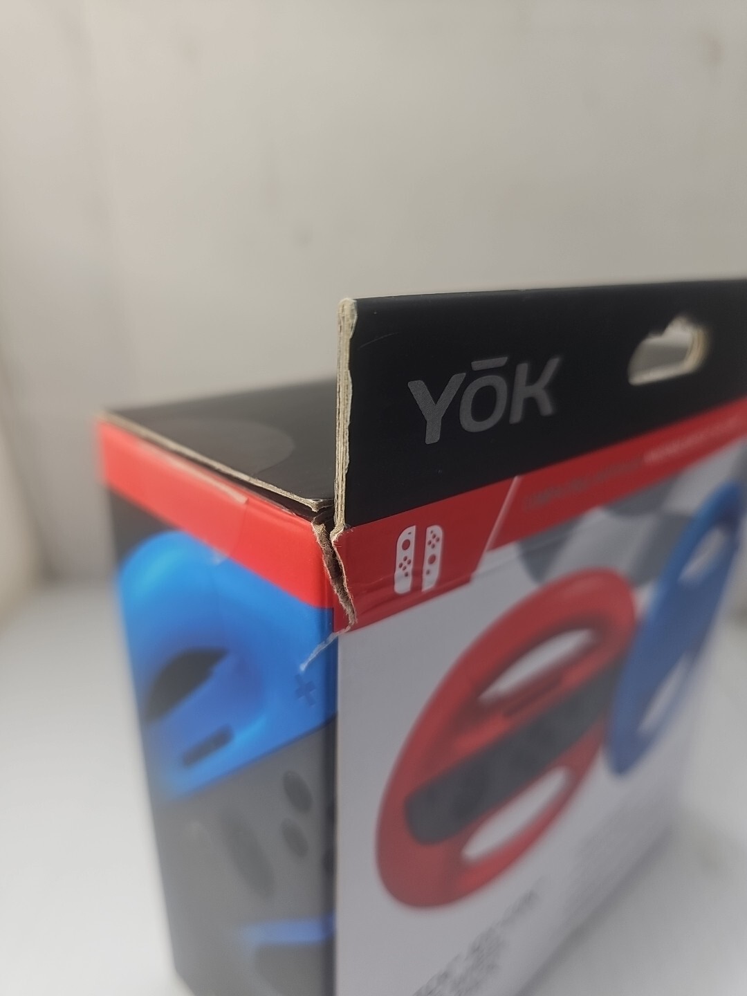 YOK Joy-Con Racing Wheel Nintendo Switch Double Pack Red Blue | eBay