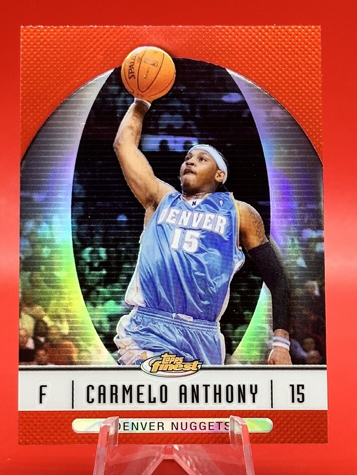 CARMELO ANTHONY 2006-07 TOPPS FINEST REFRACTOR #1 SP MINT - NUGGETS | eBay