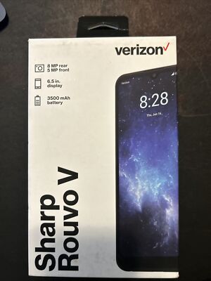 VERIZON SHARP ROUVO V STTM21VAPP 32GB Prepaid Smartphone, Turquoise NEW ...