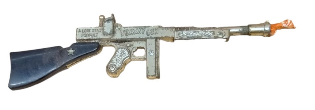 Lone Star Diecast Tommy Gun Cap Gun Toy Vintage Collectible | eBay