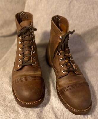 Red Wing Iron Ranger 8113 Hawthorne Muleskinner Men's boots size 8.5D ...