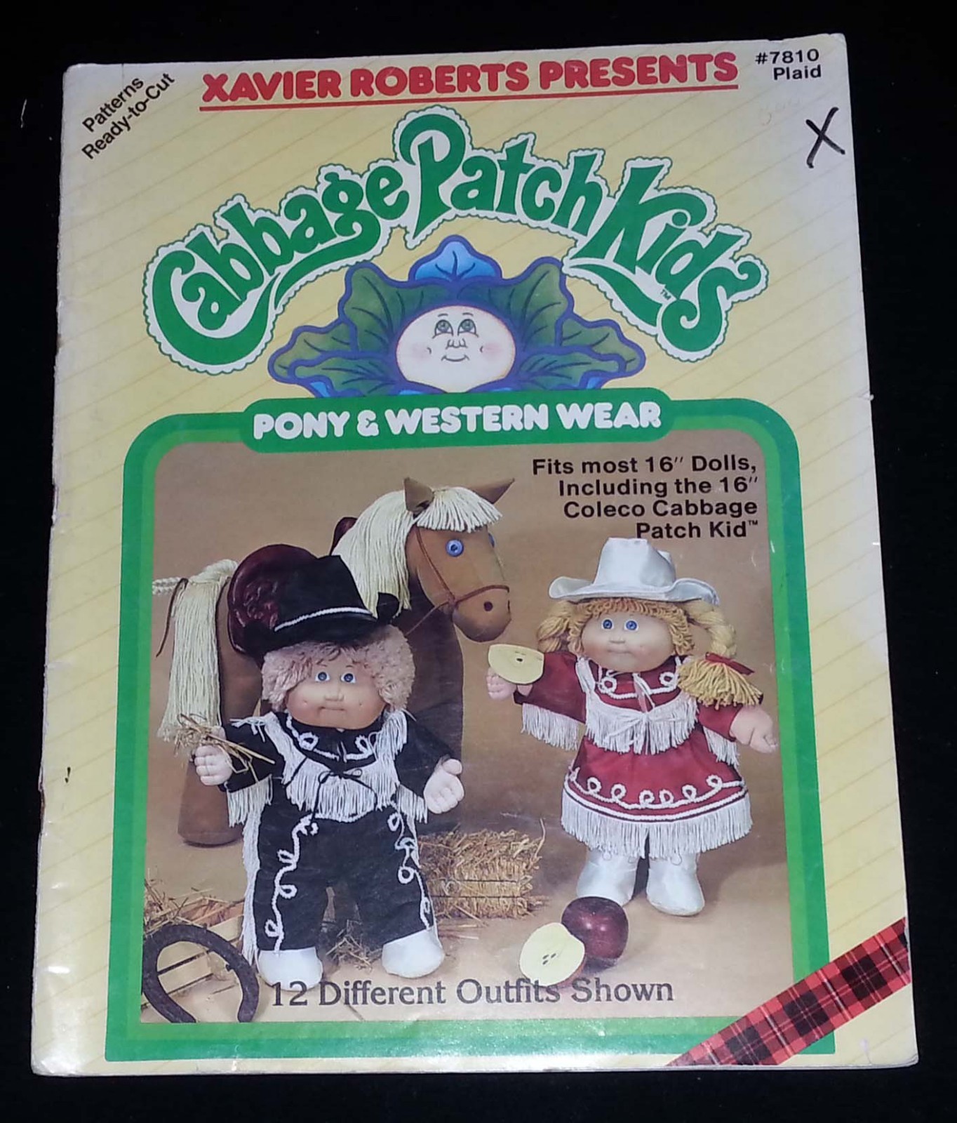 Cabbage Patch Kids Pony and Western Wear Pattern Ready To Cut by Xavier ...