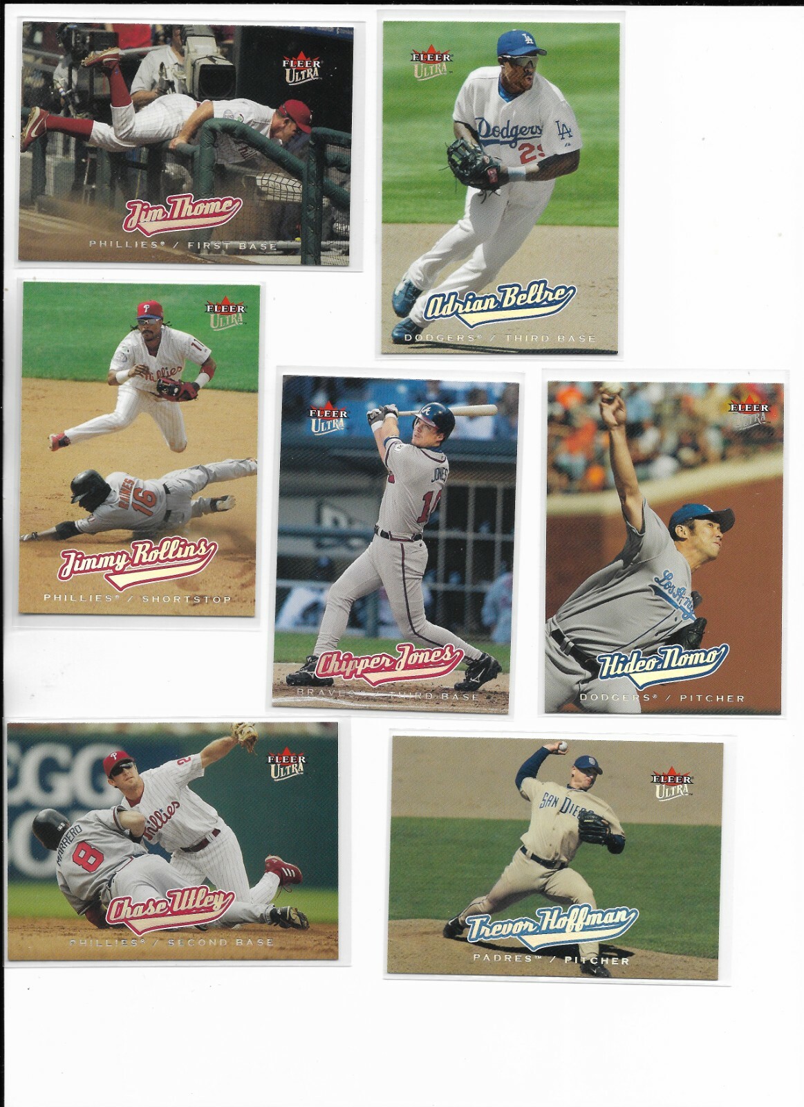 2005 Ultra PICK-A-CARD Mauer Maddux Thome CHIPPER Jeter Ichiro Pujols ...