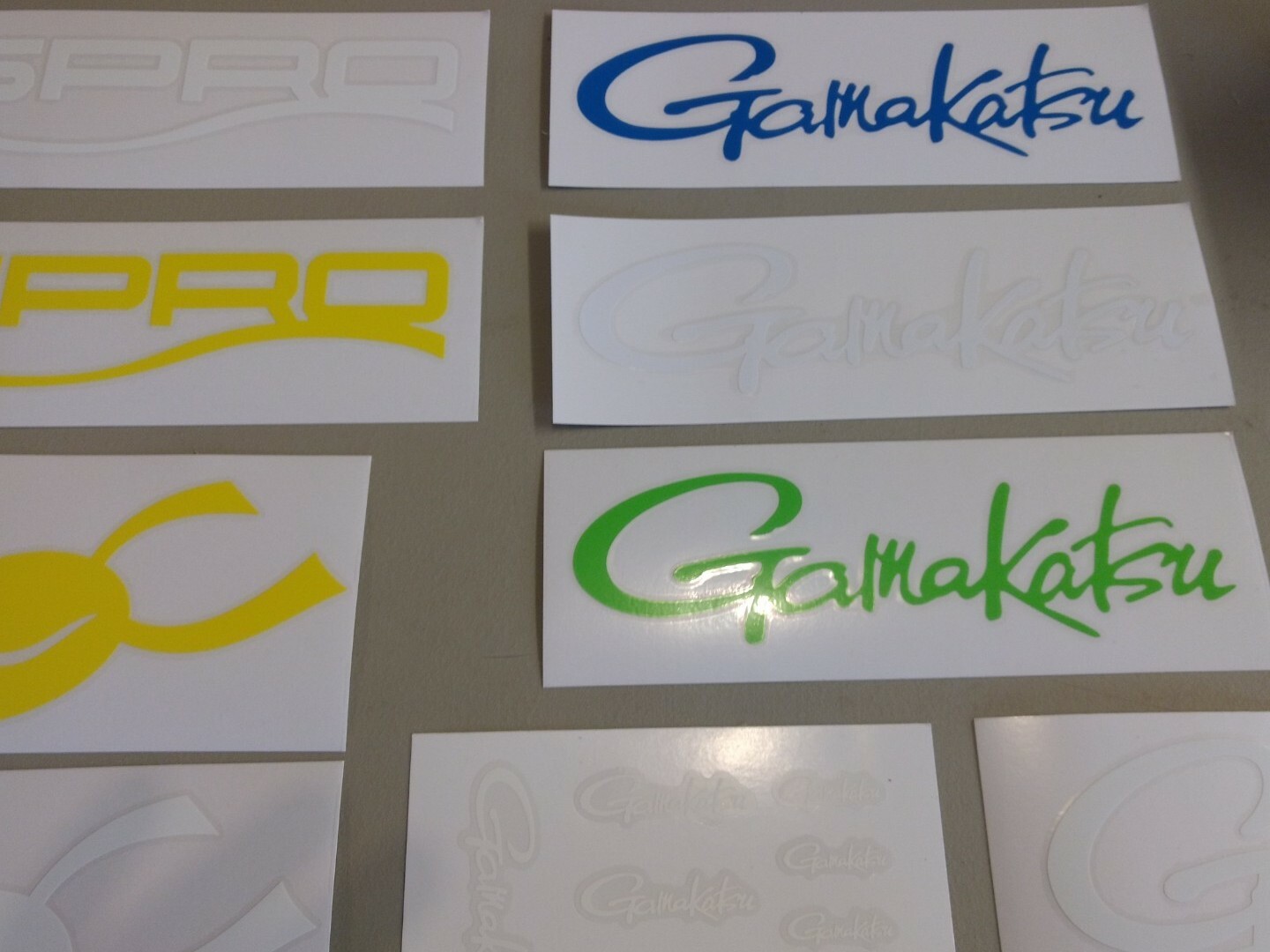 22 Gamakatsu Spro Decals Stickers Bucktail Jig Shad Bronzeye Frog ...
