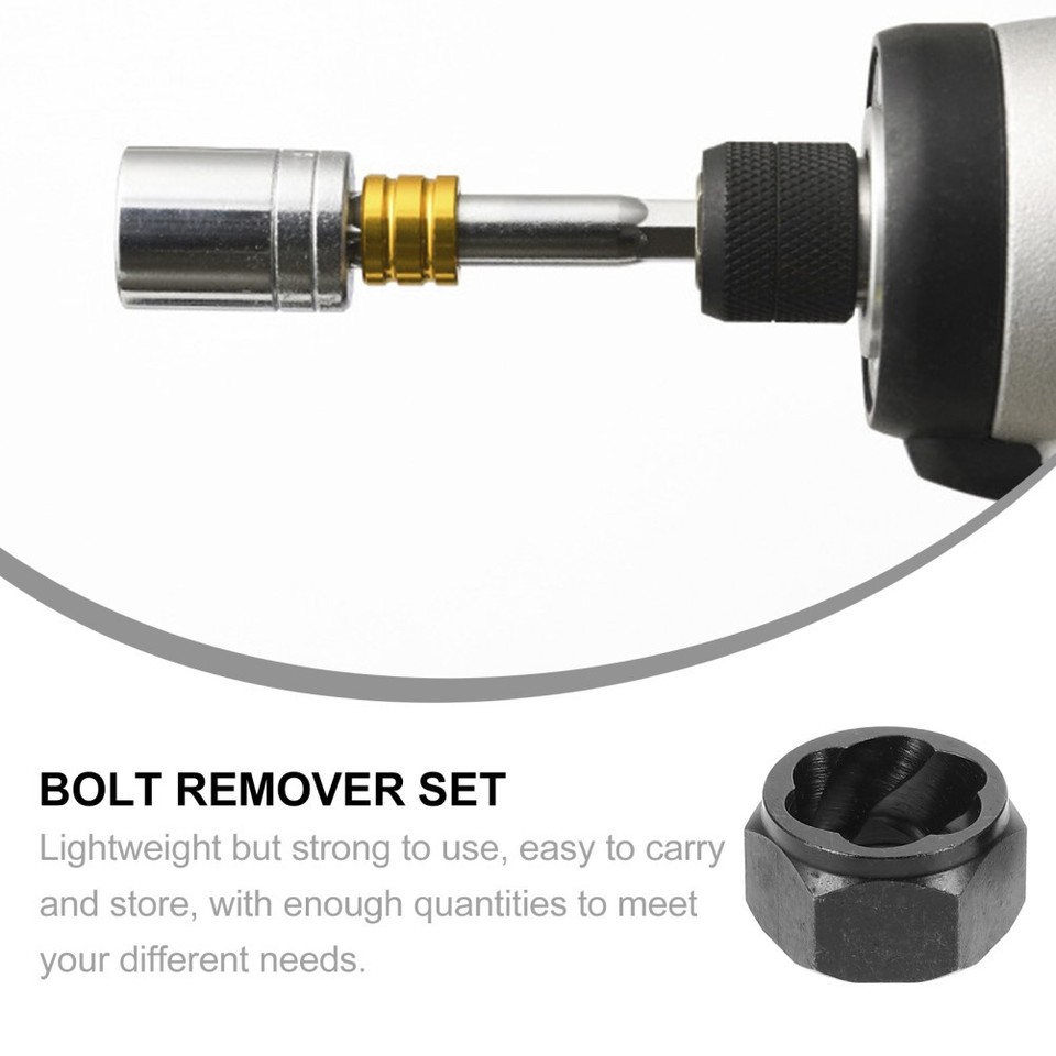 10 Pcs Broken Screw Extractor Set Bolts Remover Hexagonal Socket | eBay