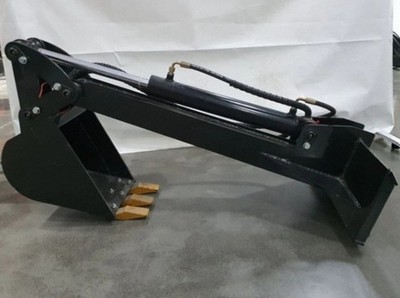 AGT M-DRG Single Arm Digger Bucket Skid Steer Loaders Attachment | eBay